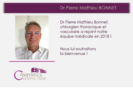 DR PIERRE-MATHIEU BONNET, CHIRURGIEN THORACIQUE ET VASCULAIRE, A ...